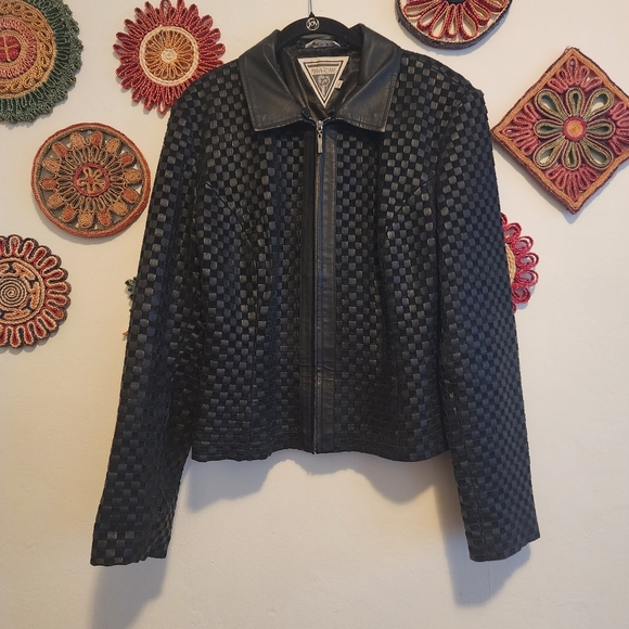 Marvin Richards | Jackets & Coats | 8s Marvin Richard Checkered Leather ...